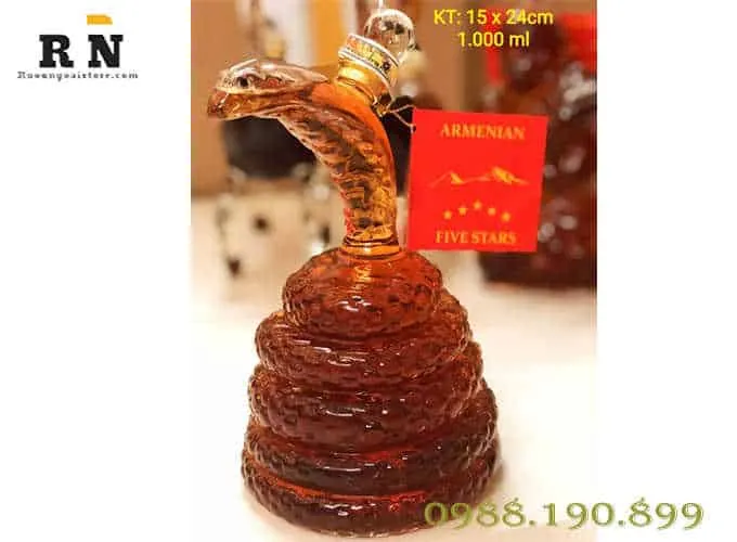 Rượu con rắn chính hãng của Nga - Rượu Ngoại Store