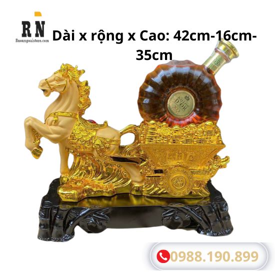 10+ Mẫu Kệ Ngựa phong thủy + rượu XO - Rượu Ngoại Store